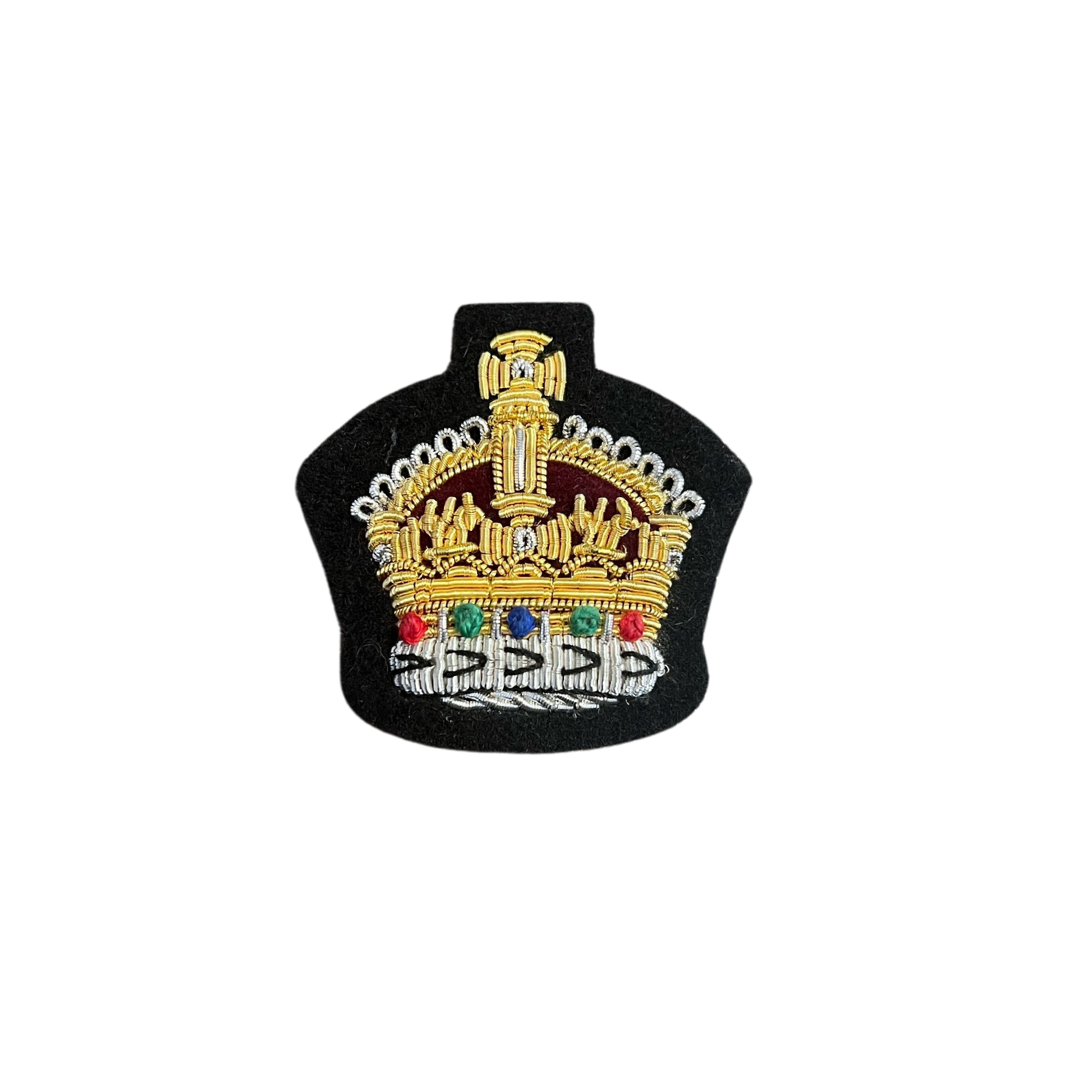 Mess Dress Crowns - S/Sgt - Gold on Scarlet Ground | Royal Anglian ...