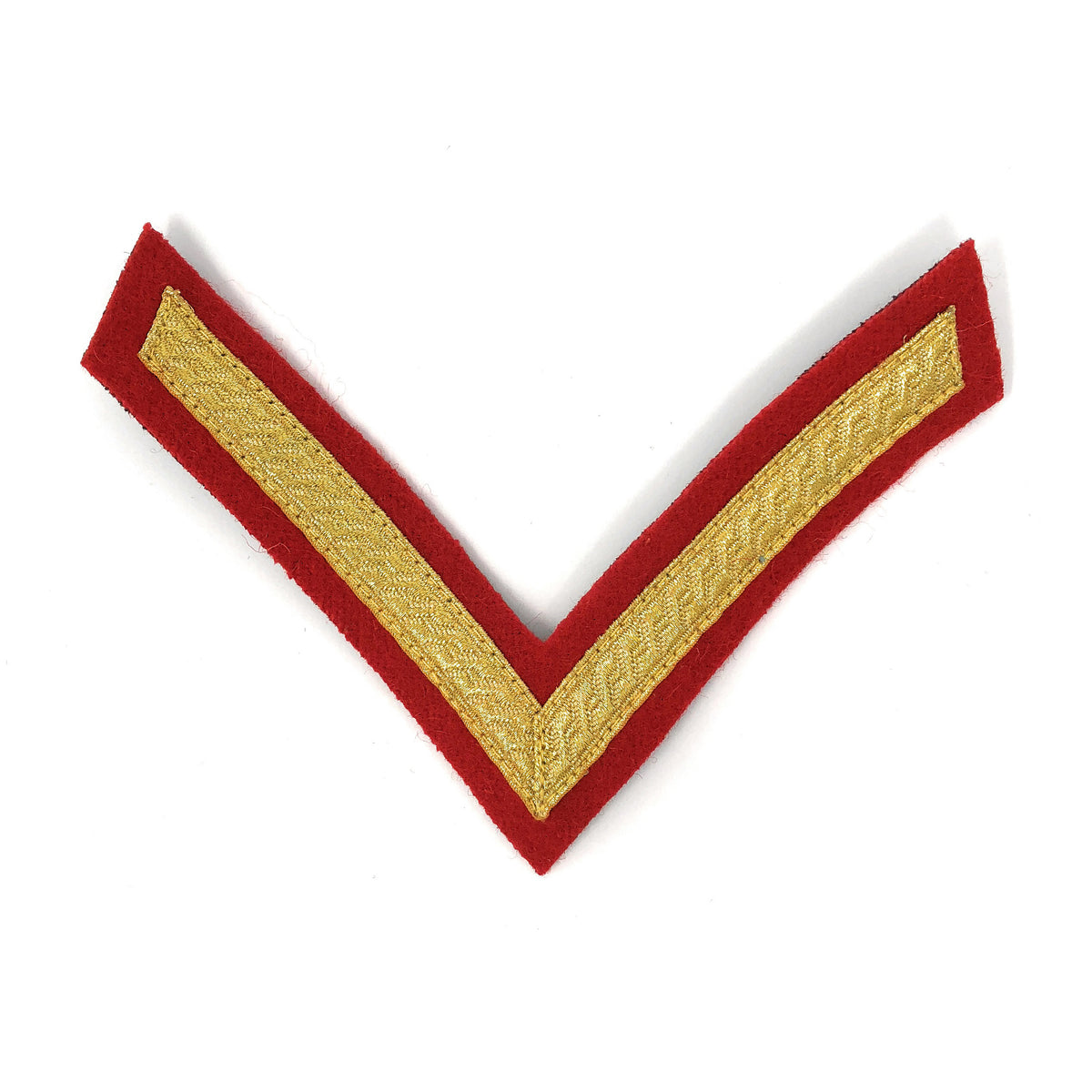 No 1 Dress Chevron Gold on Scarlet - L/Cpl – RLC direct