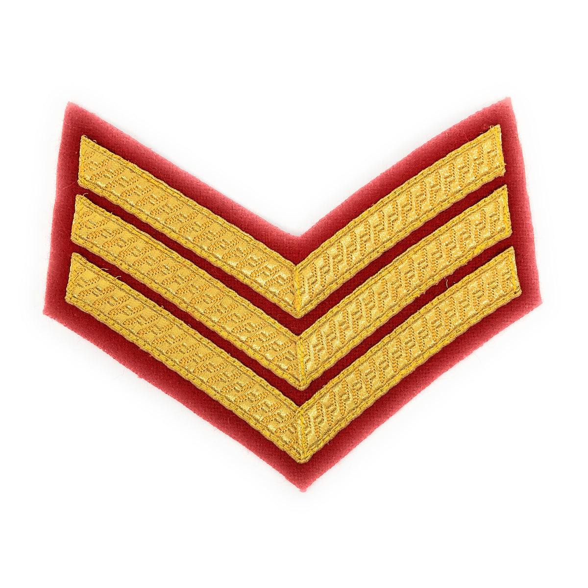 No. 1 Dress Chevron - Gold on Scarlet - Sgt – RLC direct