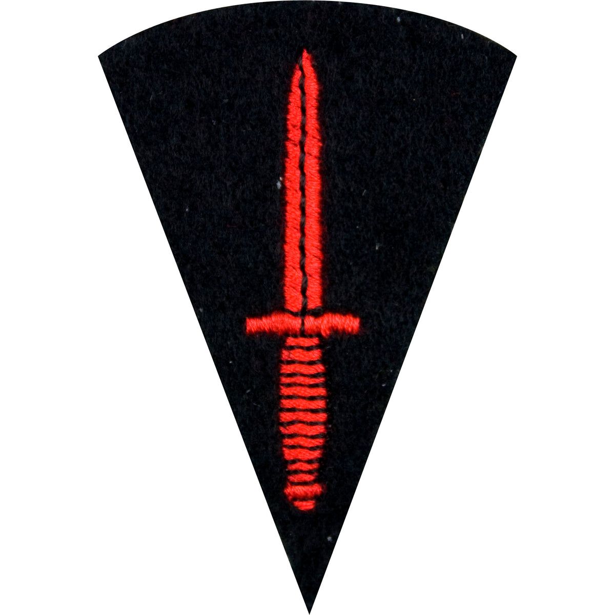 Royal Marines Commando Shoulder Title - Emb - Red on Blk – RLC direct